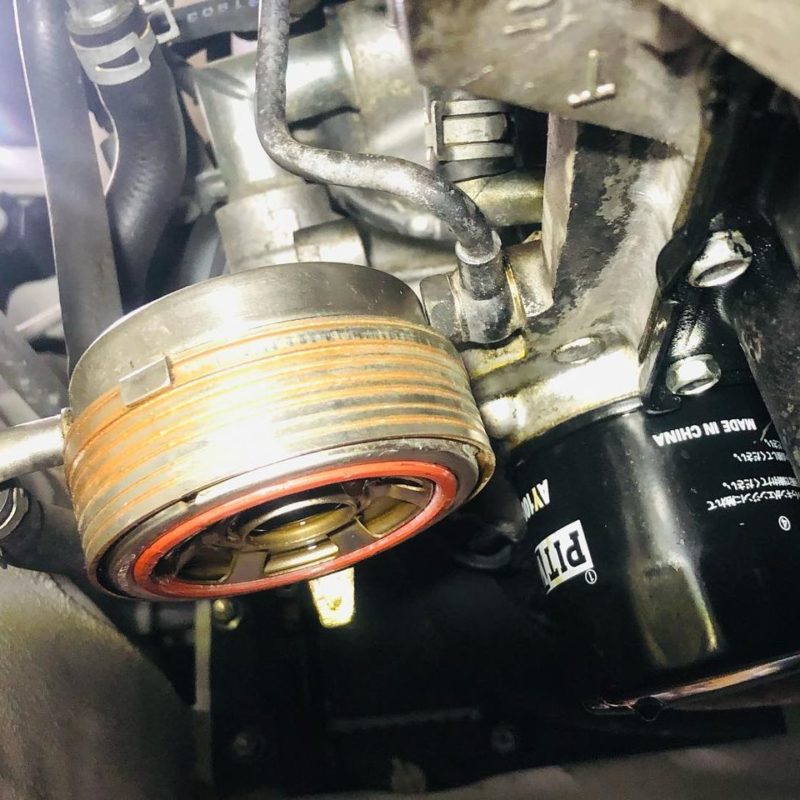 ジムニーJB23のオイルクーラーからオイル漏れ！ | FAD★STARt